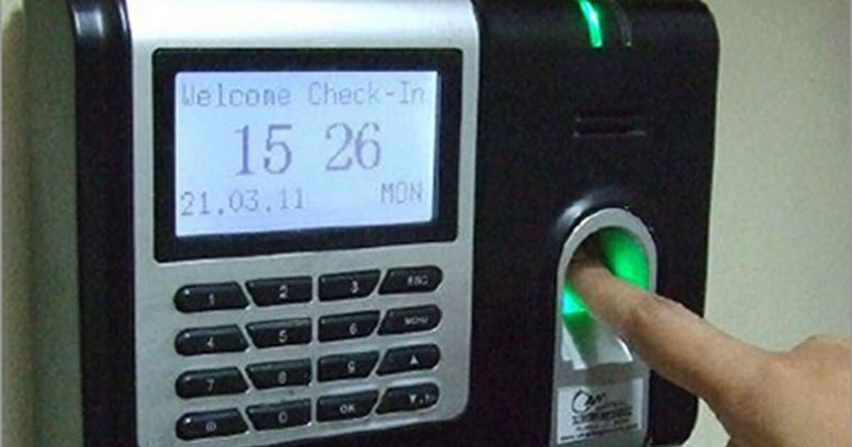 Signing a piece of paper valid or swiping your finger on the machine ...