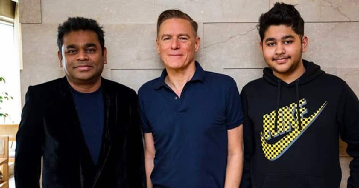 Bryan Adams meets AR Rahman, his son after Mumbai concert (In Pics)