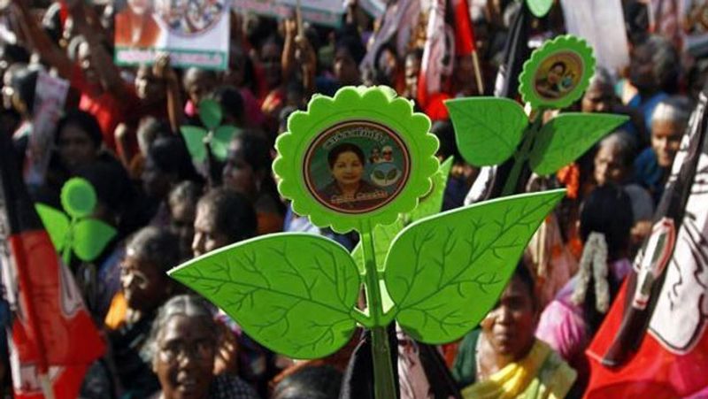 OPS-EPS faction bags two-leaves symbol of AIADMK