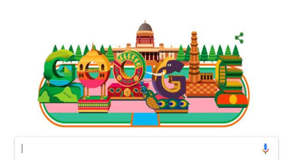 Google celebrates Republic Day with colourful doodle on incredible India