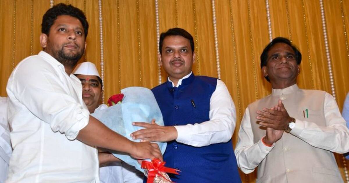 Maharashtra Congress leader Vikhe Patil’s son joins BJP even as party ...