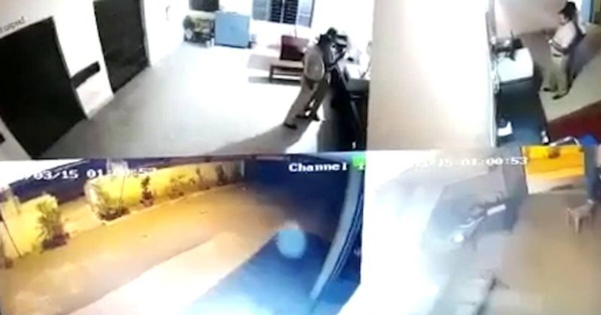 Police Station Near Bengaluru ‘haunted Cctv Footage Shows ‘ghosts