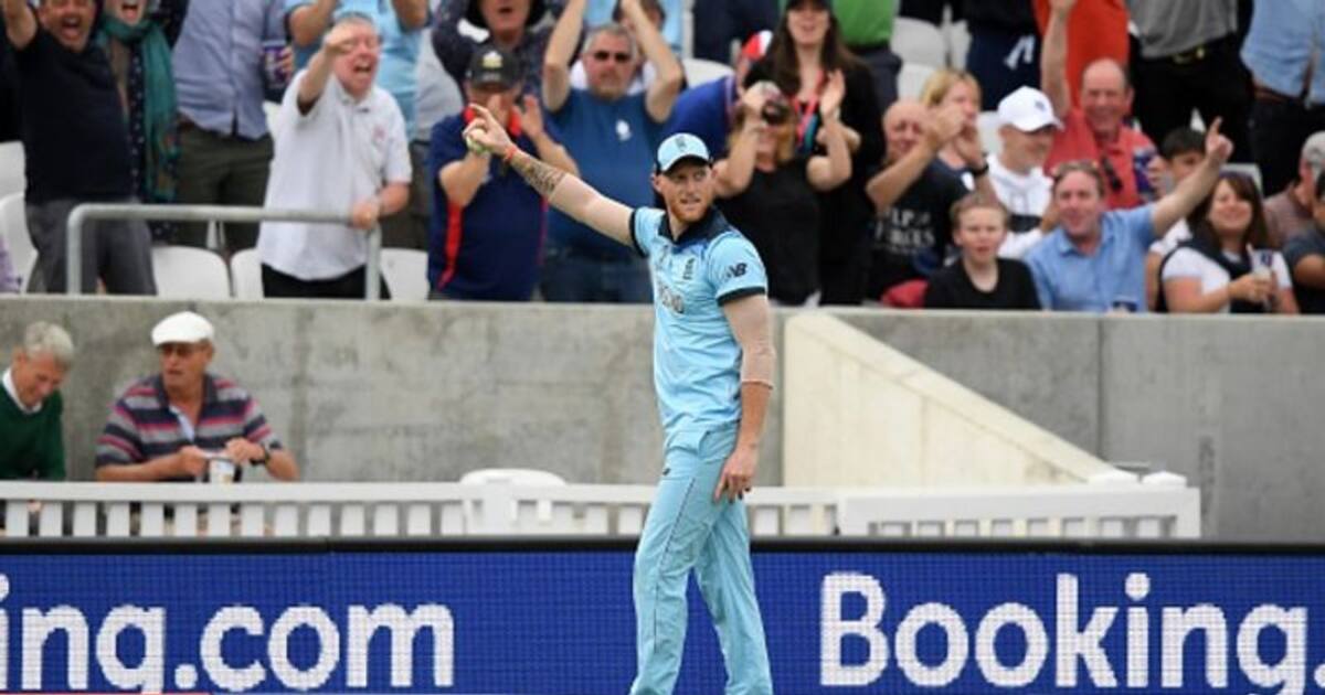World Cup 2019: Ben Stokes reacts after taking stunning catch against ...