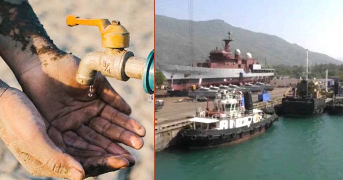 Karnataka: Water crisis hits INS Kadamba naval base in Karwar; warships ...