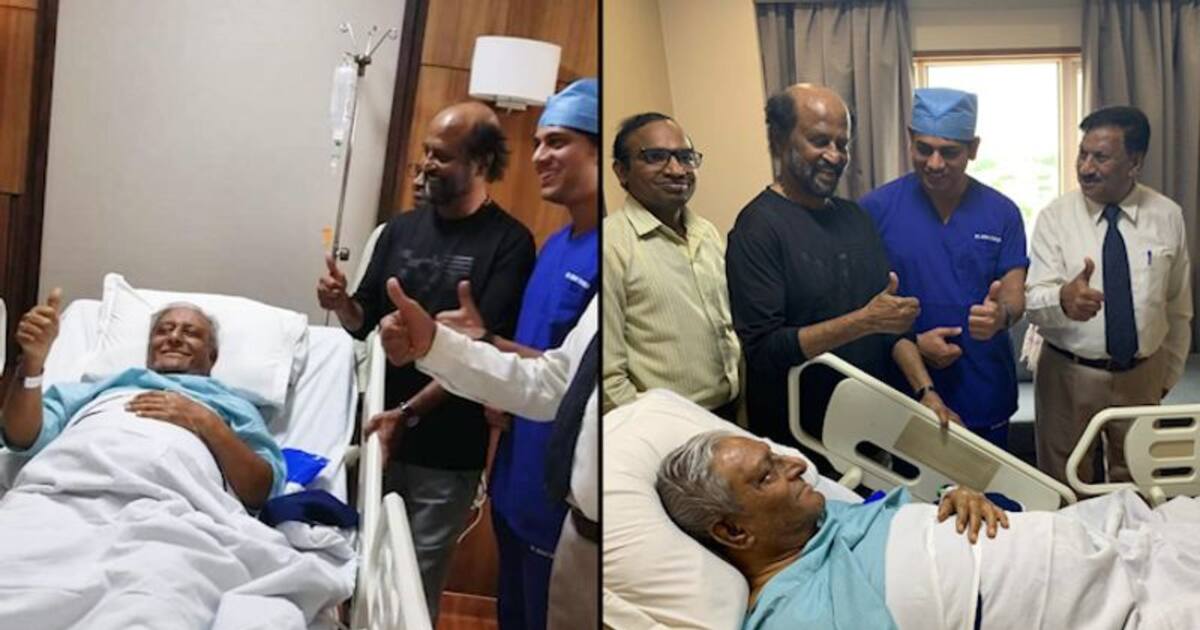 Rajinikanth visits brother at Bengaluru hospital