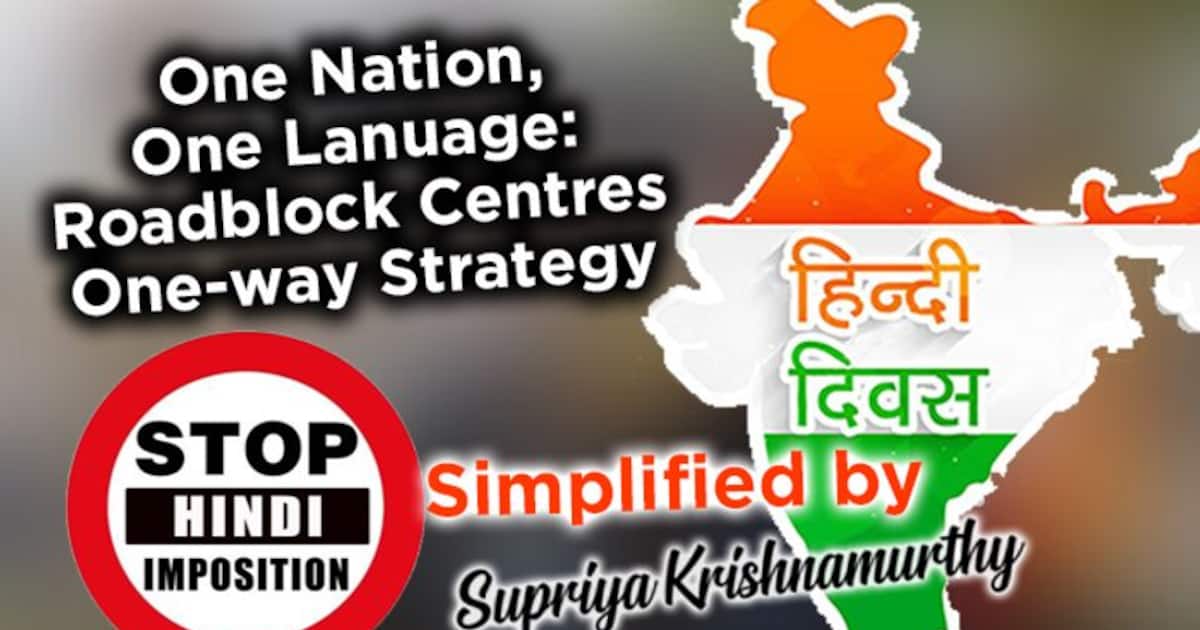 Will one nation one language unite a diverse country?