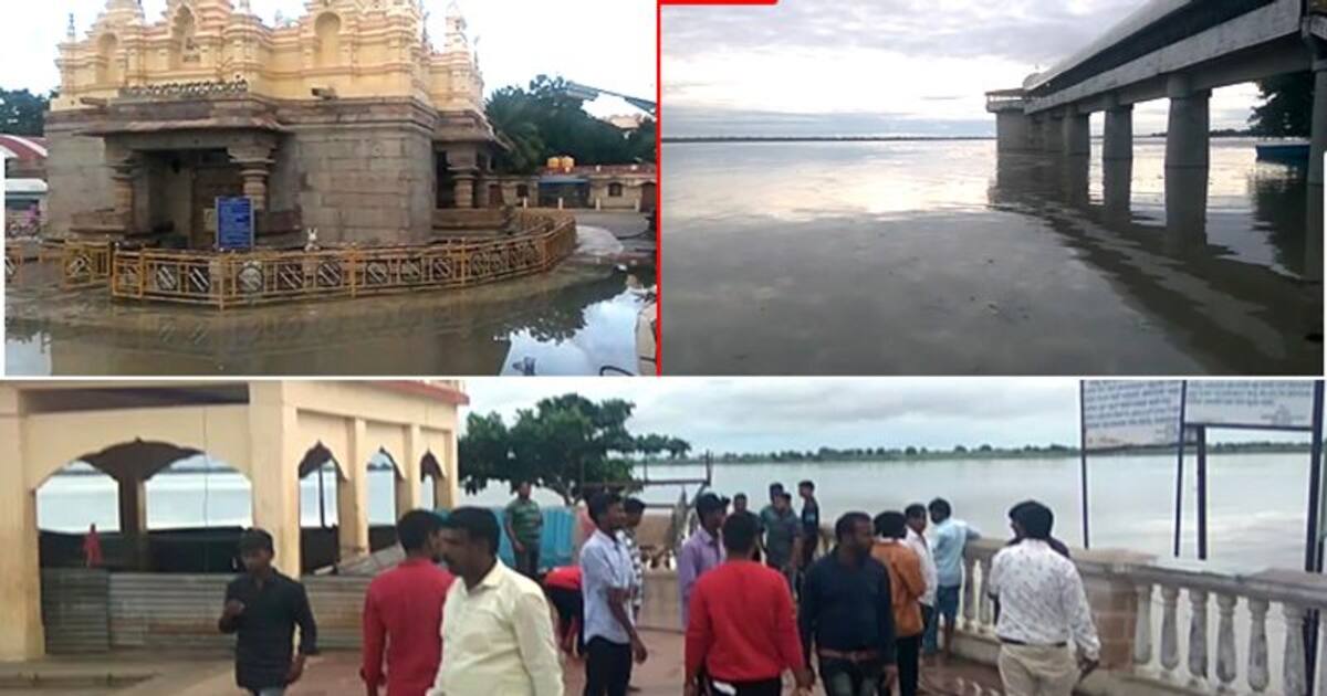 Karnataka: Water gushes inside historic Kudalasangama Temple, pooja ...