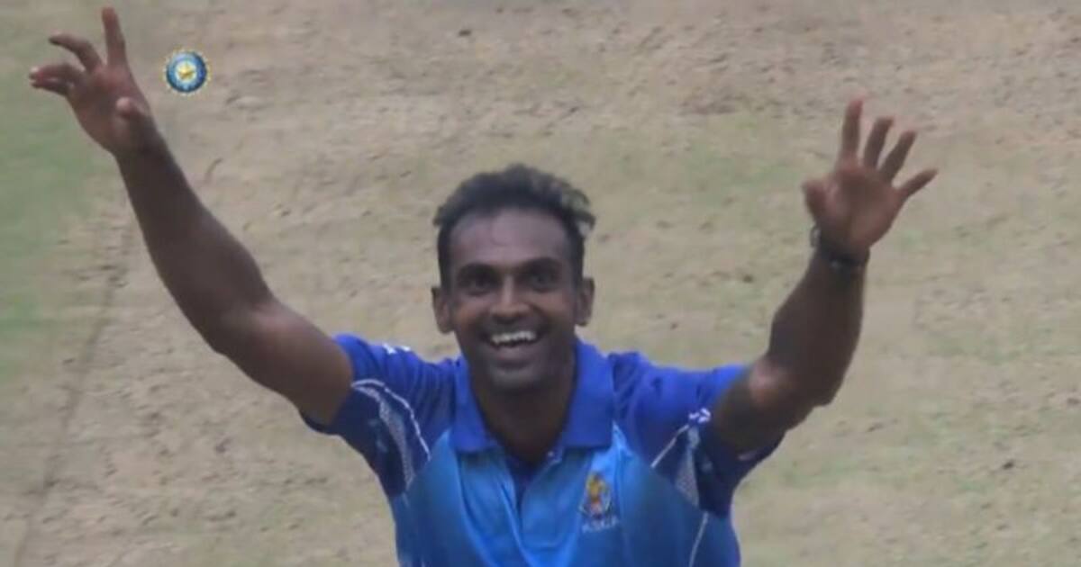 Record: Abhimanyu Mithun takes 5 wickets in 1 over including 4 off 4 ...