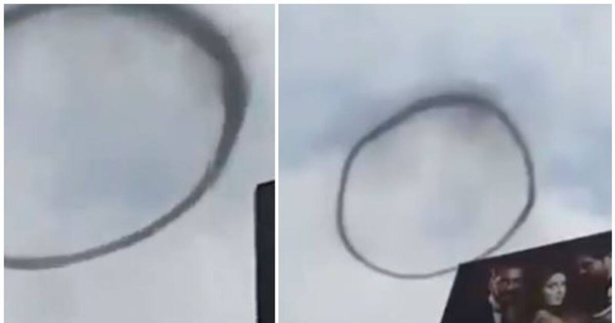 people shocks by seeing black ring on the sky in pakistan and london