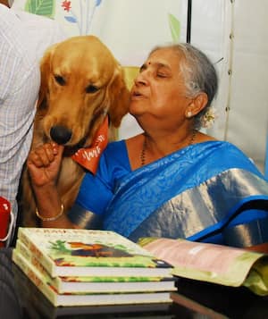 Sudha Murthy’s dog launches new book – The Gopi Dairies; Coming Home