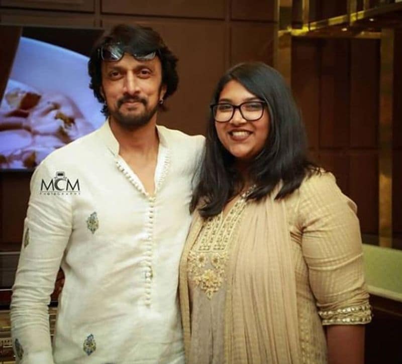 Sudeep Kannada Actor Family Photos