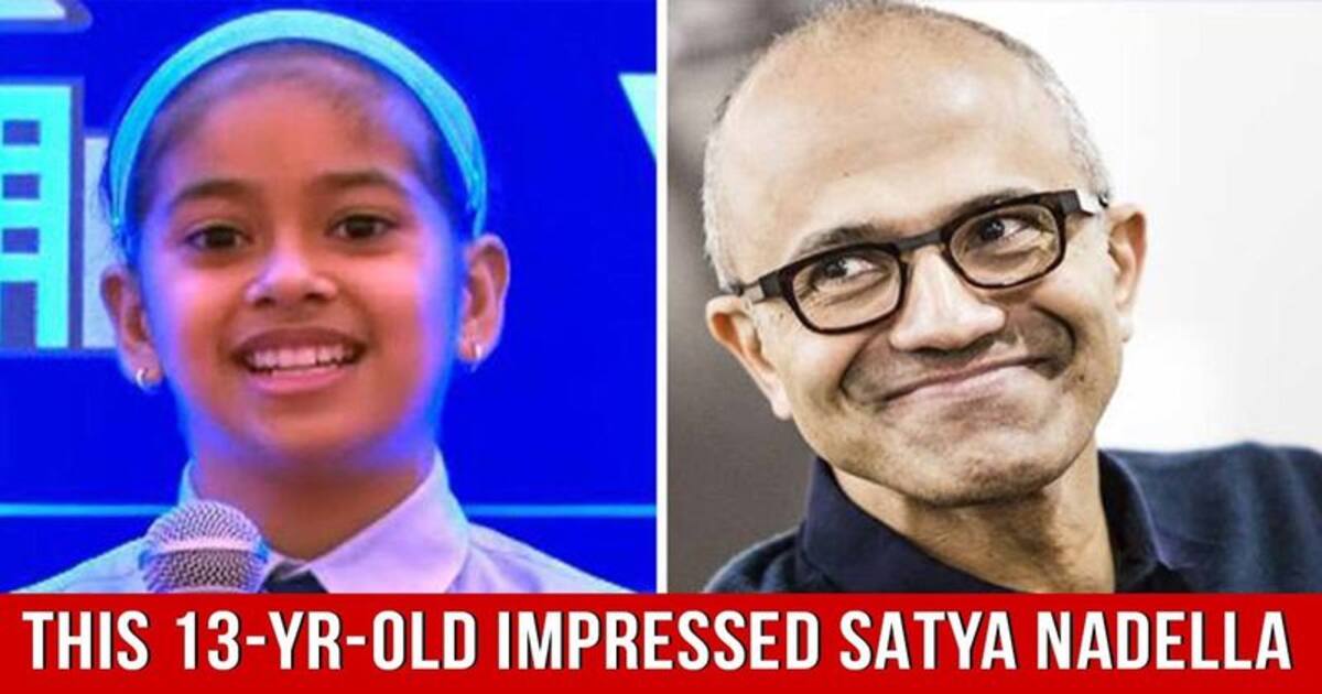 Meet Namya Joshi, The 13-Year-Old Whiz Kid Who Impressed Microsoft CEO ... Meet Namya Joshi, The 13-Year-Old Whiz Kid Who Impressed Microsoft CEO ...