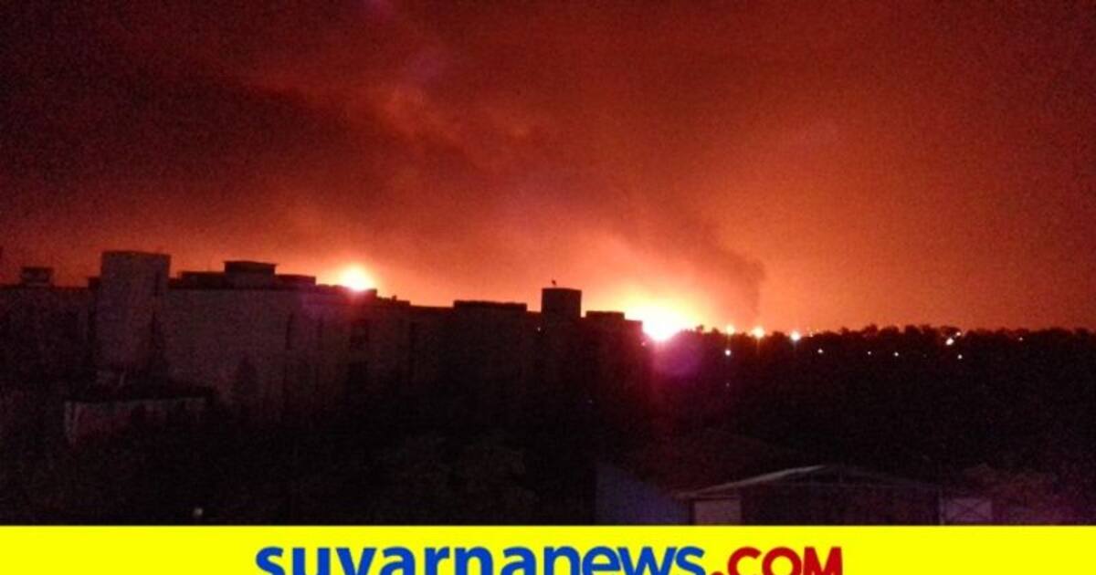 ಸೂರತ್‍ ಬಂದರಿನಲ್ಲಿ ಭಾರೀ ಸ್ಫೋಟ, ಧಗಧಗನೇ ಹೊತ್ತಿ ಉರಿದ ONGC! | Massive Fire ...