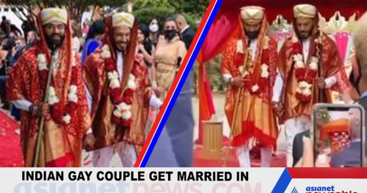 Indian gay couple get married in traditional Kodagu style in US