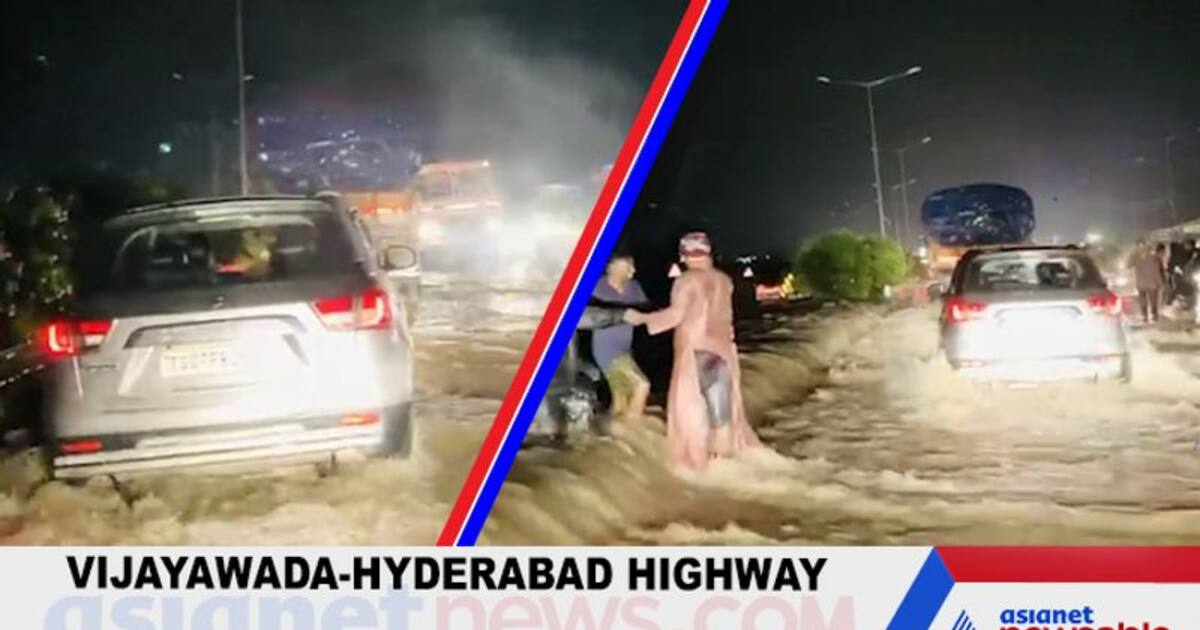 Vijayawada-Hyderabad highway inundated