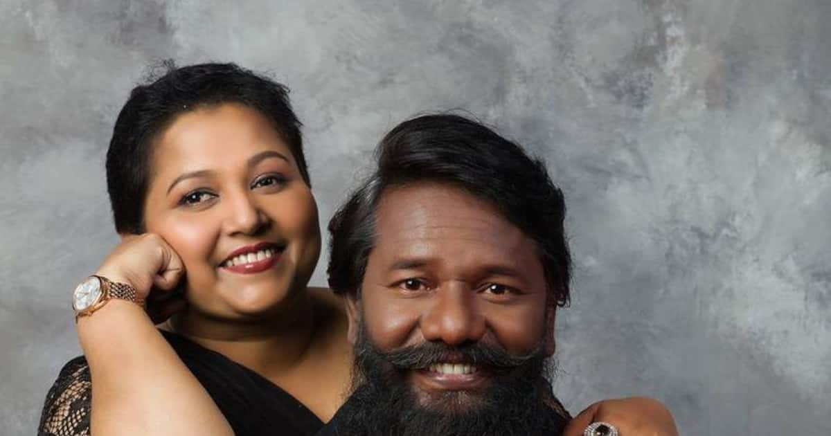 காதல் மனைவியுடன் கருணாஸ் நடத்திய அசத்தல் போட்டோ ஷூட்... கறுப்பு உடையில் ...