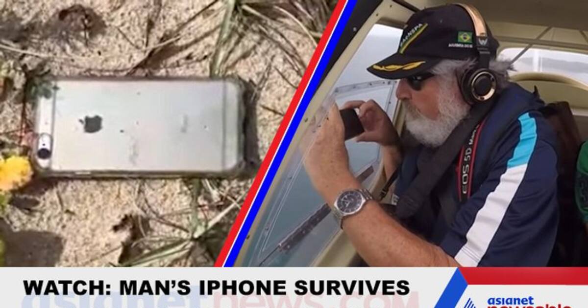 Man's iPhone survives fall from plane window; camera records entire ...