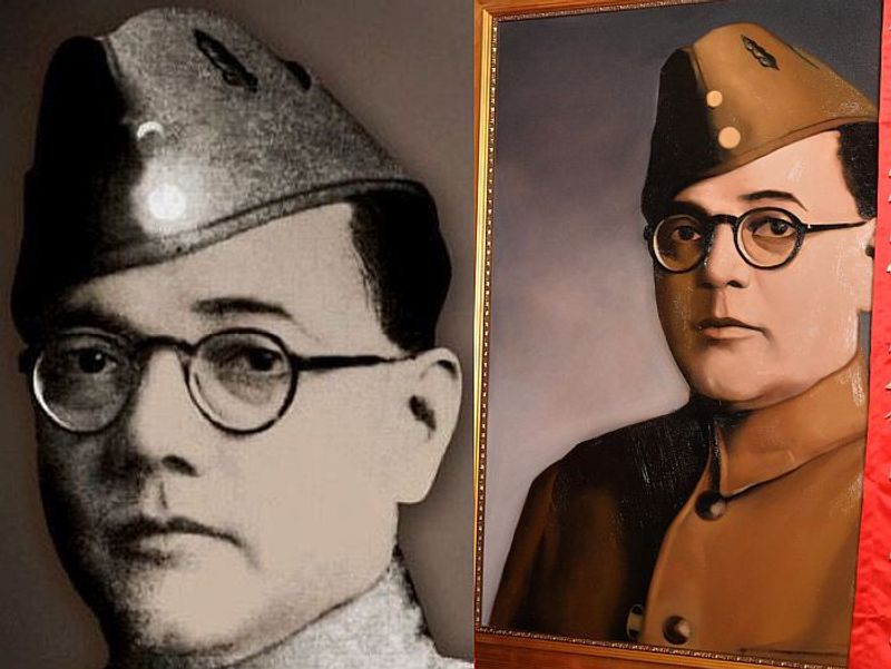 Controversy over Netaji portrait at Rashtrapati Bhavan