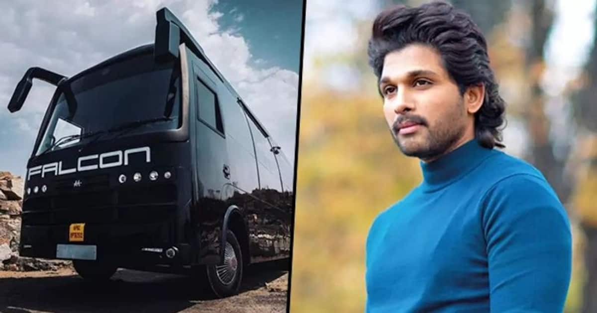 RRR star Allu Arjun's vanity van meet with accident, lorry hits from ...