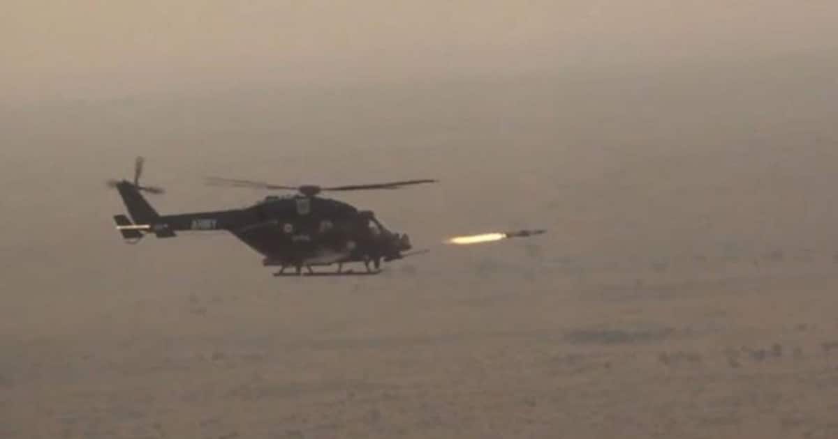 This video of Helina anti-tank missile test can be watched on a loop