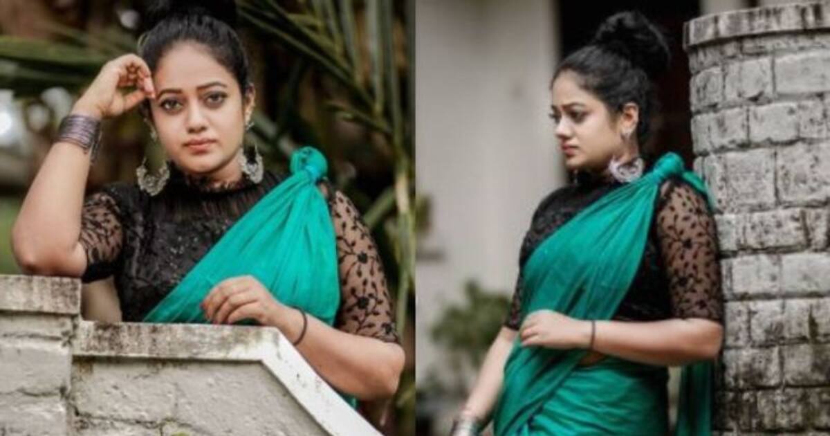 ബ്ലാക്ക് ആന്‍ഡ് ഗ്രീന്‍ കേമ്പിനേഷനില്‍ മനോഹരിയായി പ്രീത പ്രദീപ് ...