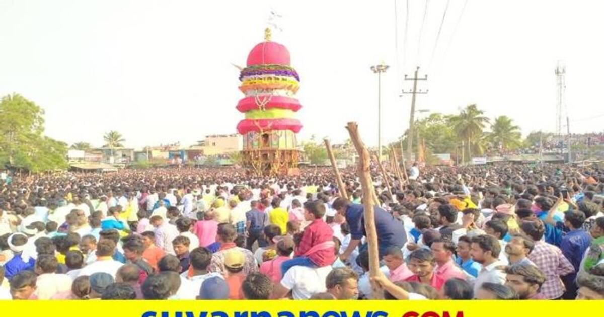 ಕೊರೋನಾ 2ನೇ ಅಲೆ ಮಧ್ಯೆಯೂ ಕೊಟ್ಟೂರೇಶ್ವರ ಸ್ವಾಮಿಯ ಅದ್ಧೂರಿ ರಥೋತ್ಸವ ...