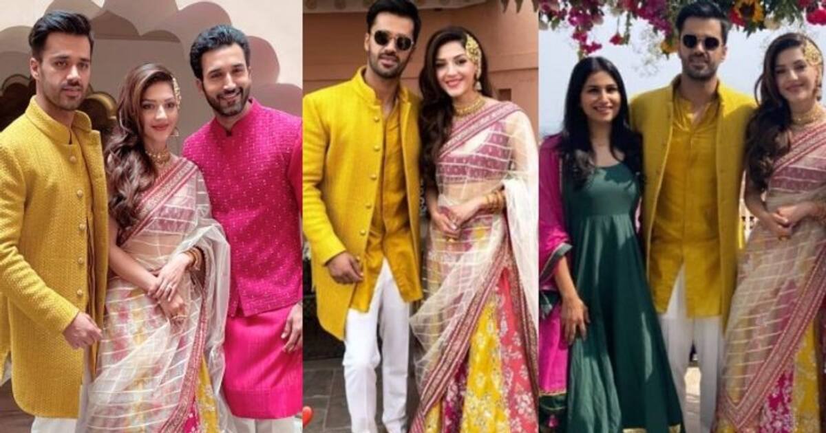 గ్రాండ్‌గా మెహరీన్‌-భవ్య బిష్ణోయ్‌ ఎంగేజ్‌మెంట్‌.. ఫోటోలు వైరల్ ...