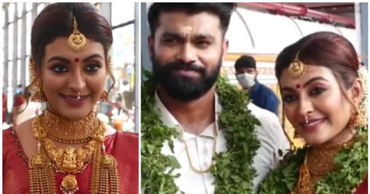 നടി ദുര്‍ഗ കൃഷ്‍ണ വിവാഹിതയായി- വീഡിയോ | Durga Krishna Arjun Raveendran