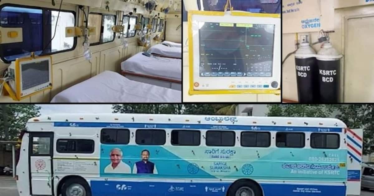 An ICU on wheels bus for Covid-19 positive patients