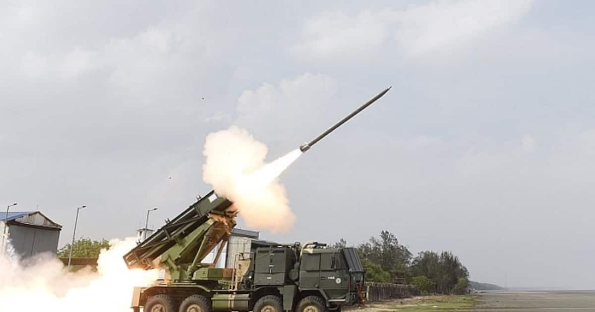 DRDO successfully tests upgraded Pinaka rocket with 45 km range