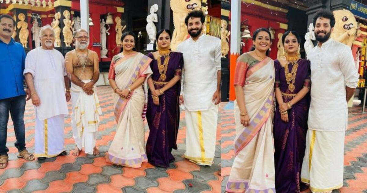 'ഇനിയിപ്പോള്‍ ശരിക്കും ഇവരുടെ കല്ല്യാണം കഴിഞ്ഞതാണോ'; വിവാഹചിത്രം ...