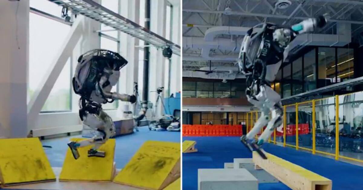 Boston Dynamics robots perform parkour stunts like a pro; leaves ...