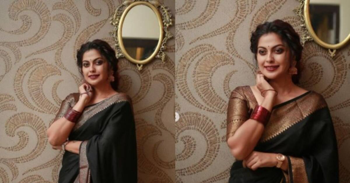 'ശരദിന്ദു മലർദീപ നാളം നീട്ടി', ഫോട്ടോഷൂട്ട് പങ്കുവെച്ച് അനുശ്രീ ...