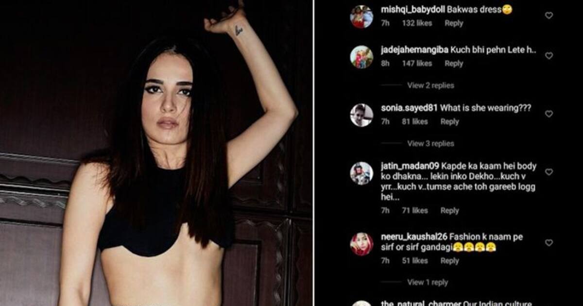 Radhika Madan flaunts her washboard abs, gets trolled for her sexy black bralette