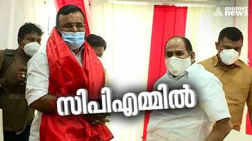 കെ പി സി സി മുൻ ജനറൽ സെക്രട്ടറി കെ പി അനിൽകുമാർ സി പി എമ്മിൽ; ചുമന്ന ഷാൾ അണിയിച്ച് സ്വീകരിച്ച് ...