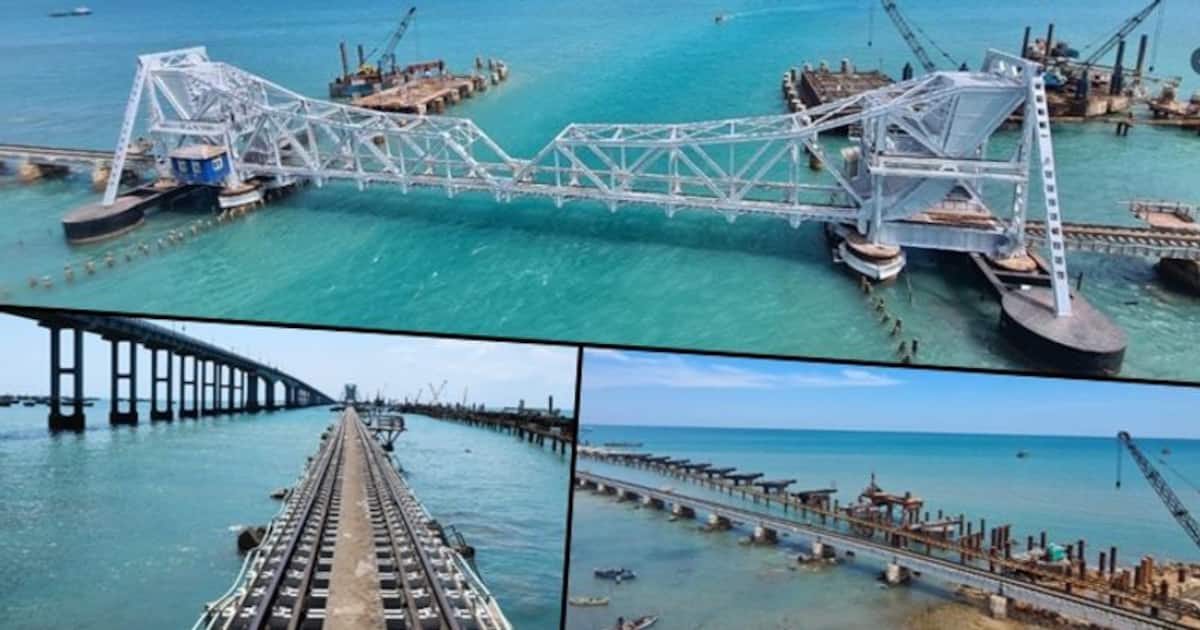 New Pamban Bridge: Here's how India's first vertical sea bridge will ...