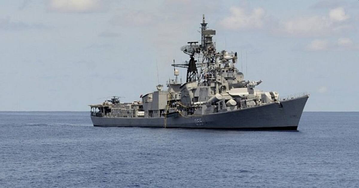 Naval Destroyer INS Ranvijay safe after it caught fire while in Vizag ...
