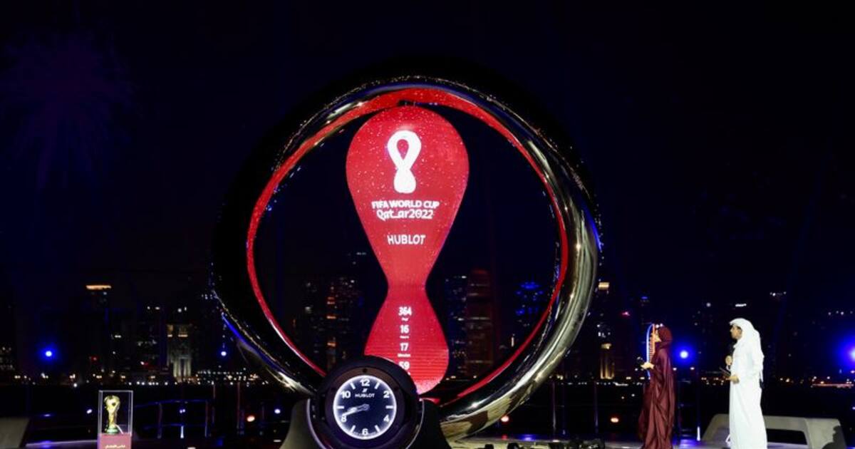 FIFA World Cup 2022: Qatar unveils official countdown clock with a year ...