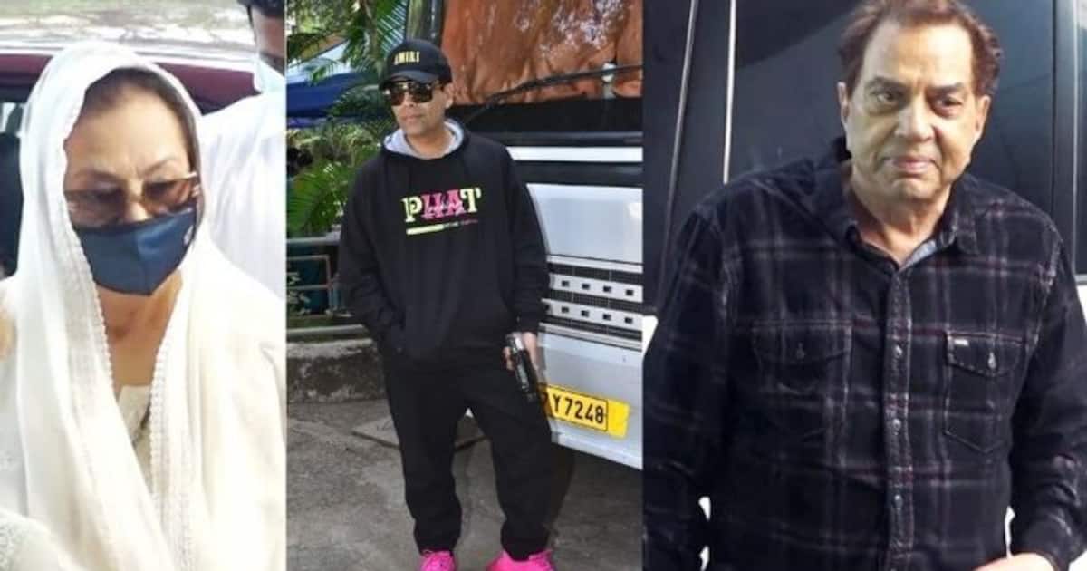 Saira Banu, Dharmendra, Karan Johar and more spotted in Mumbai