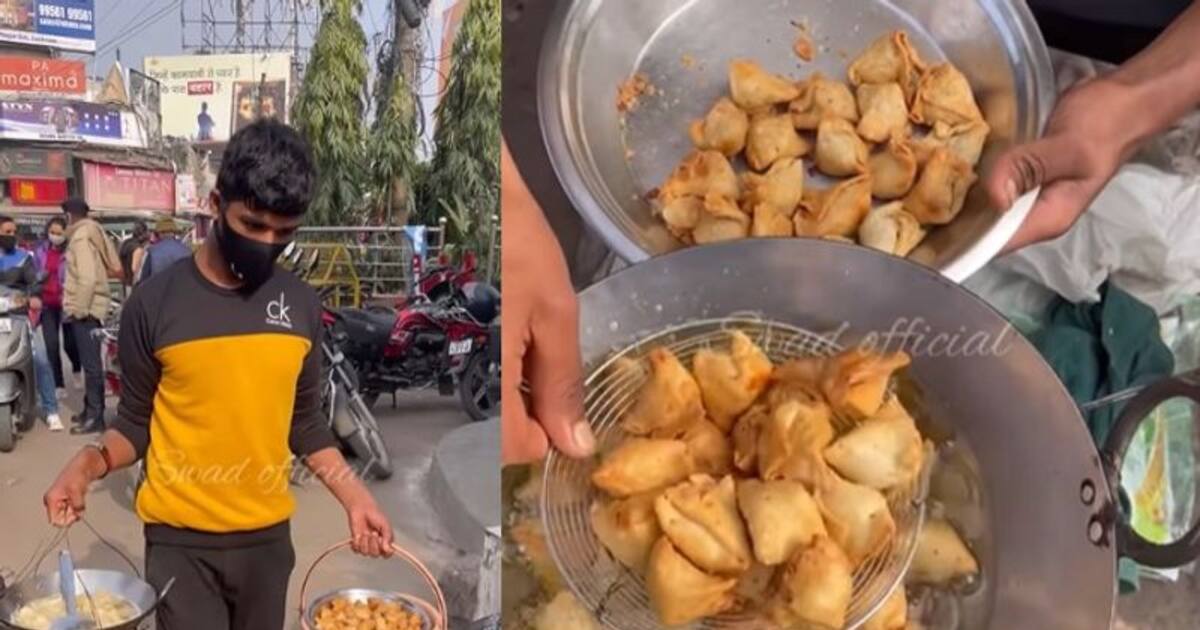 Viral Video : കത്തുന്ന അടുപ്പുമായി നടക്കും; വേറിട്ട സമൂസ കച്ചവടക്കാരന് ...