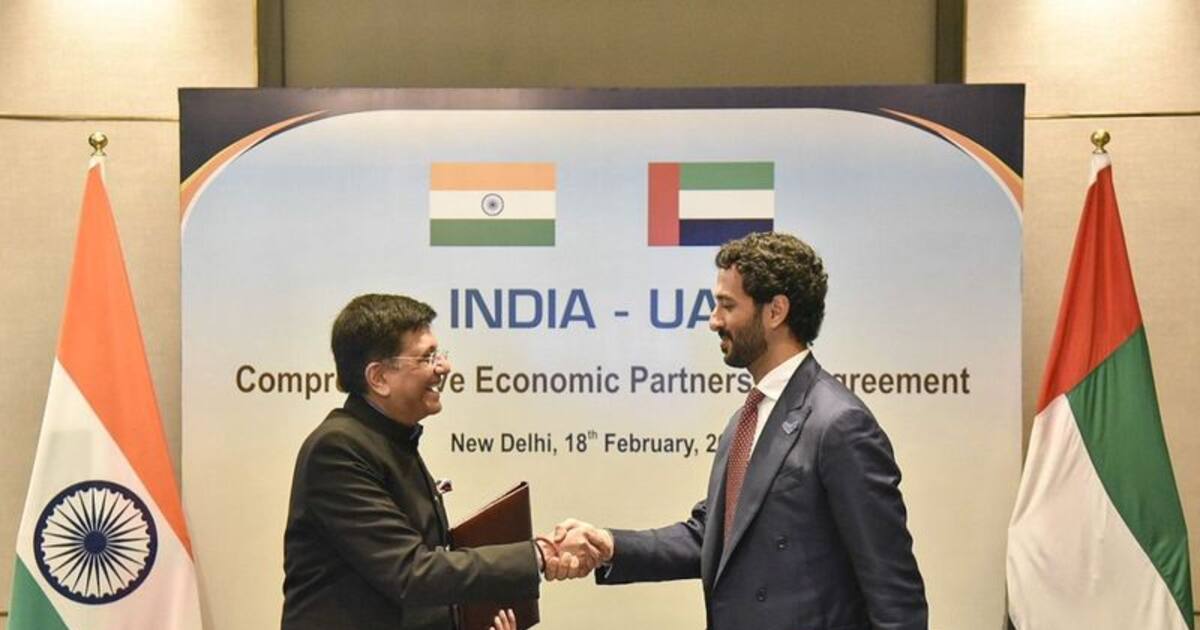 India Signs Historic Pact With Uae Bilateral Trade Boost To 100 Billion