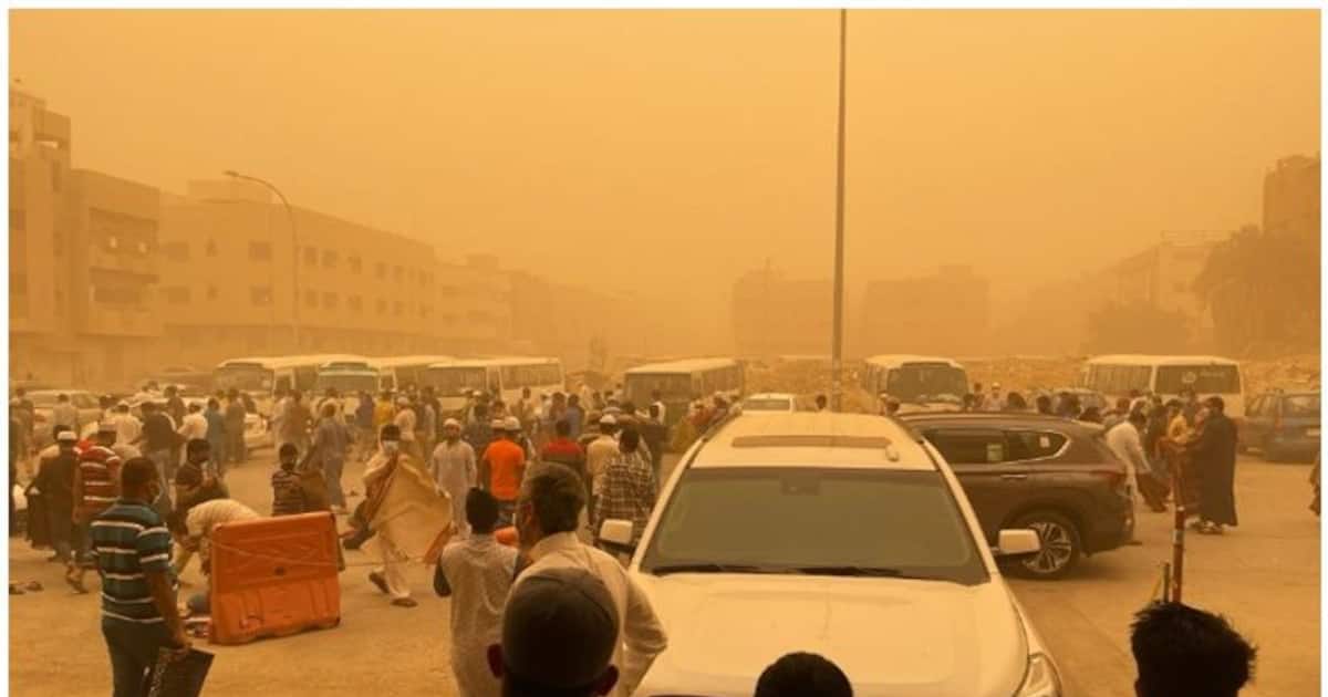 Climate Change : കാലാവസ്ഥാ മാറ്റം അറിയിച്ച് റിയാദില്‍ ശക്തമായ പൊടിക്കാറ്റ്