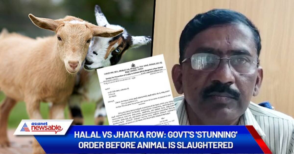 Halal vs Jhatka row: Govt's 'stunning' order before animal is slaughtered