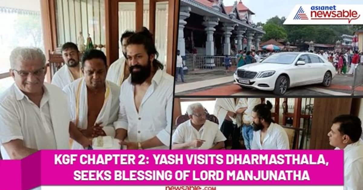 KGF Chapter 2: Yash visits Dharmasthala, seek blessings of Lord Manjunatha