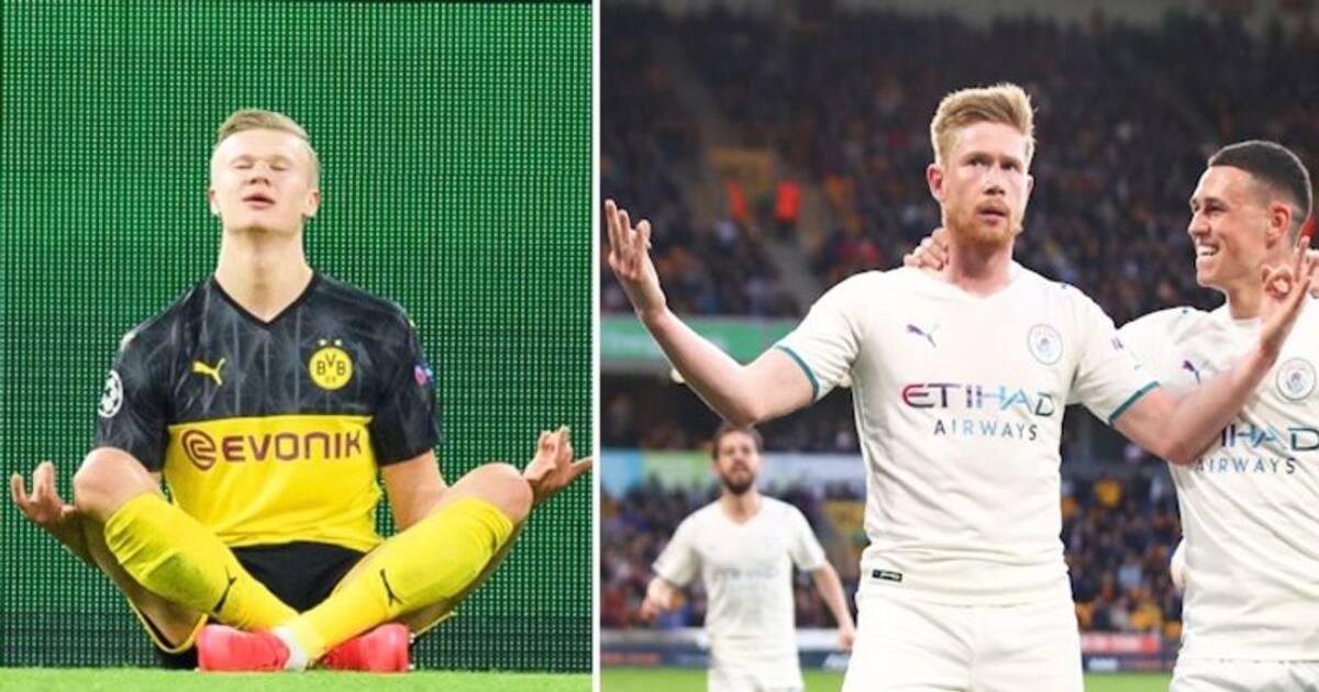 Did De Bruyne mimick Haaland's 'Zen' celebration in 4-goal burst? Man ...