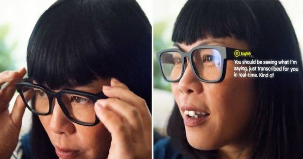 Google showcases smart glasses prototype with real-time language ...