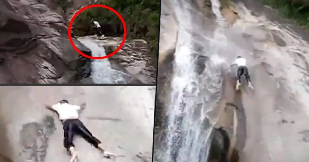 Stunt goes horribly wrong, man falls on a bed of rocks; watch spine ...