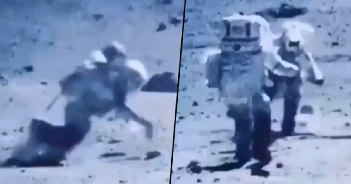 NASA's blooper shows astronauts stumbling while walking on the Moon ...