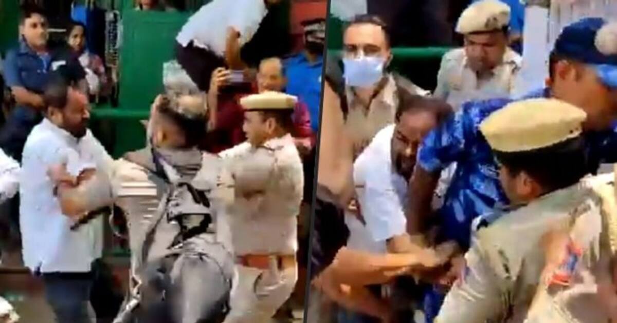 Congress Alleges Delhi Police Entered Aicc Office Manhandled Cadre Watch