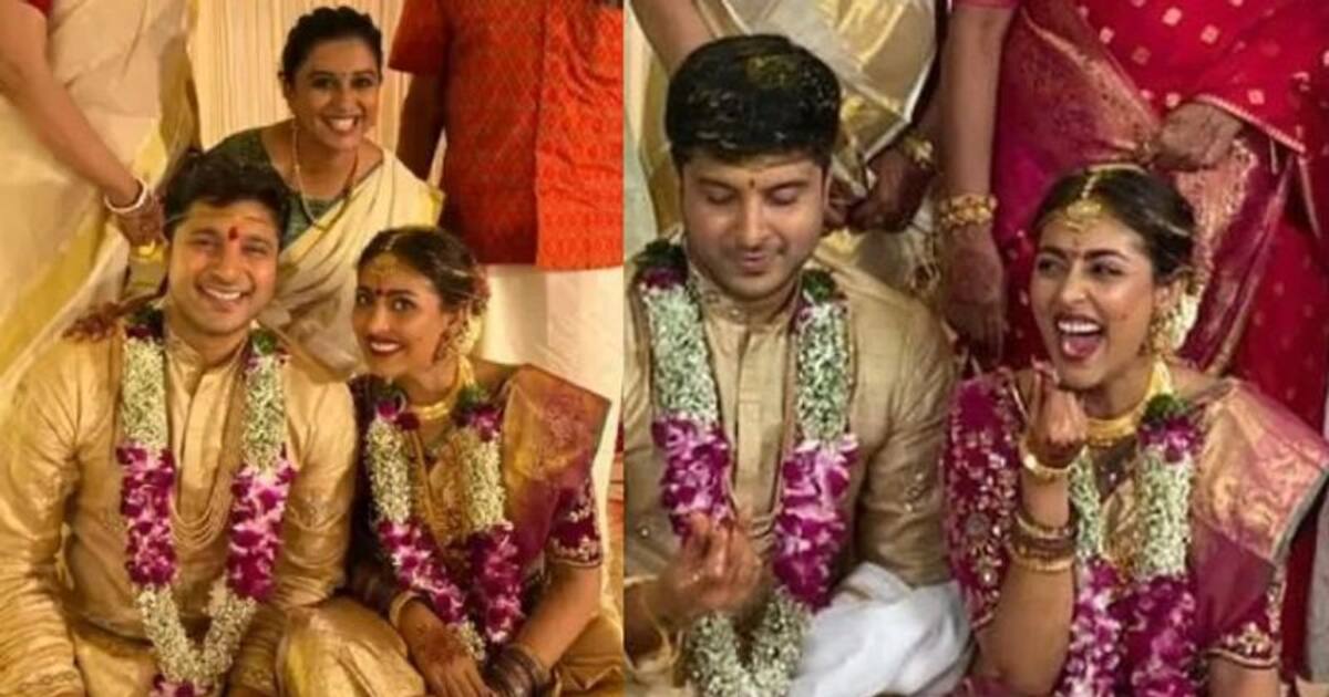 Madhu Shalini marriage : உடன் நடித்த நடிகரை ரகசியமாக காதல் திருமணம் ...